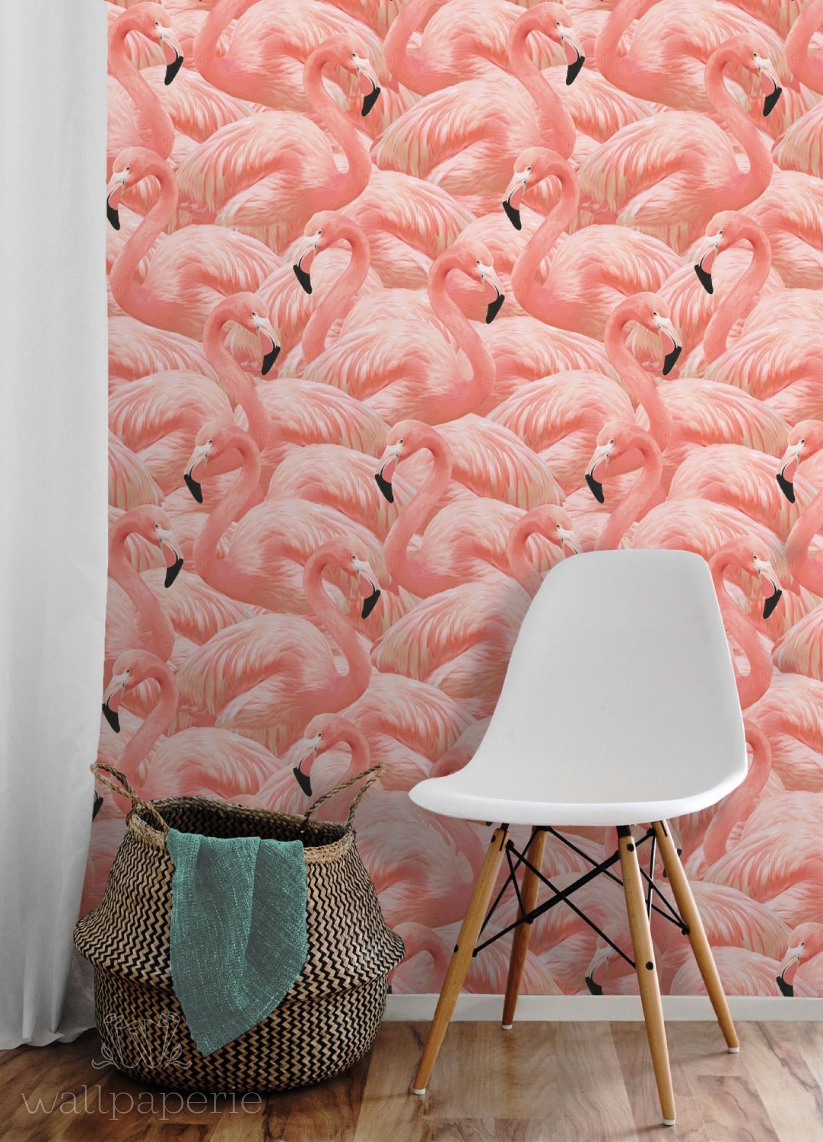 Pink Flamingos Wallpaper
