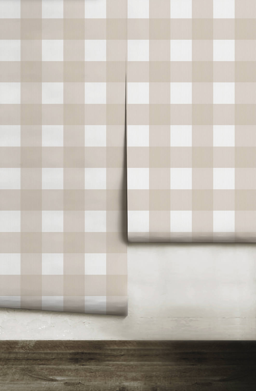 Small Buffalo Check | Bisque | Wallpaperie